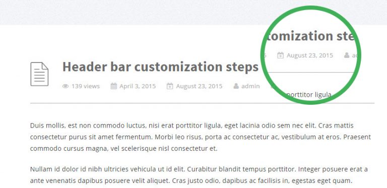 Header bar customization steps - FM-API.com